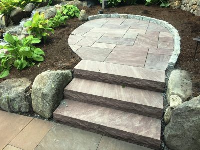 Blue Mist Granite Pavers - Old Station Landscape & Masonry Supply Norton MA