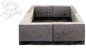 Stone Age Square Outdoor Fire Pit Kit - Old Station Landscape & Masonry ...