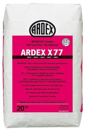 ARDEX X 77 Microtec - Fiber Reinforced Mortar