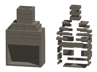 Stone Age New Age Series Fireplaces - Stone Age Fireplace Kits