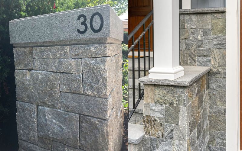 The Process of How to Build a Stone Pillar